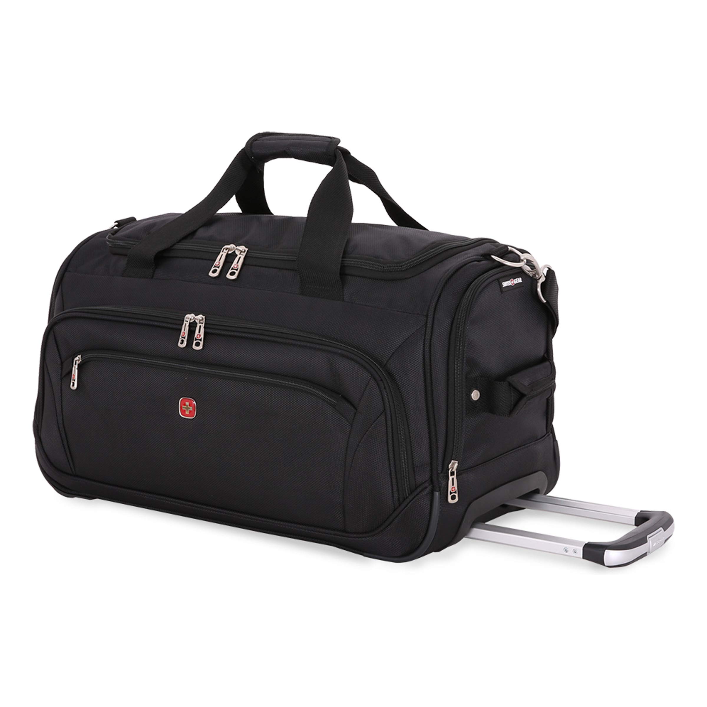 SWISSGEAR Large Lightweight Rolling Duffel | Wheeled, Soft-Shell Luggage | Men's and Women's - Blue/Green