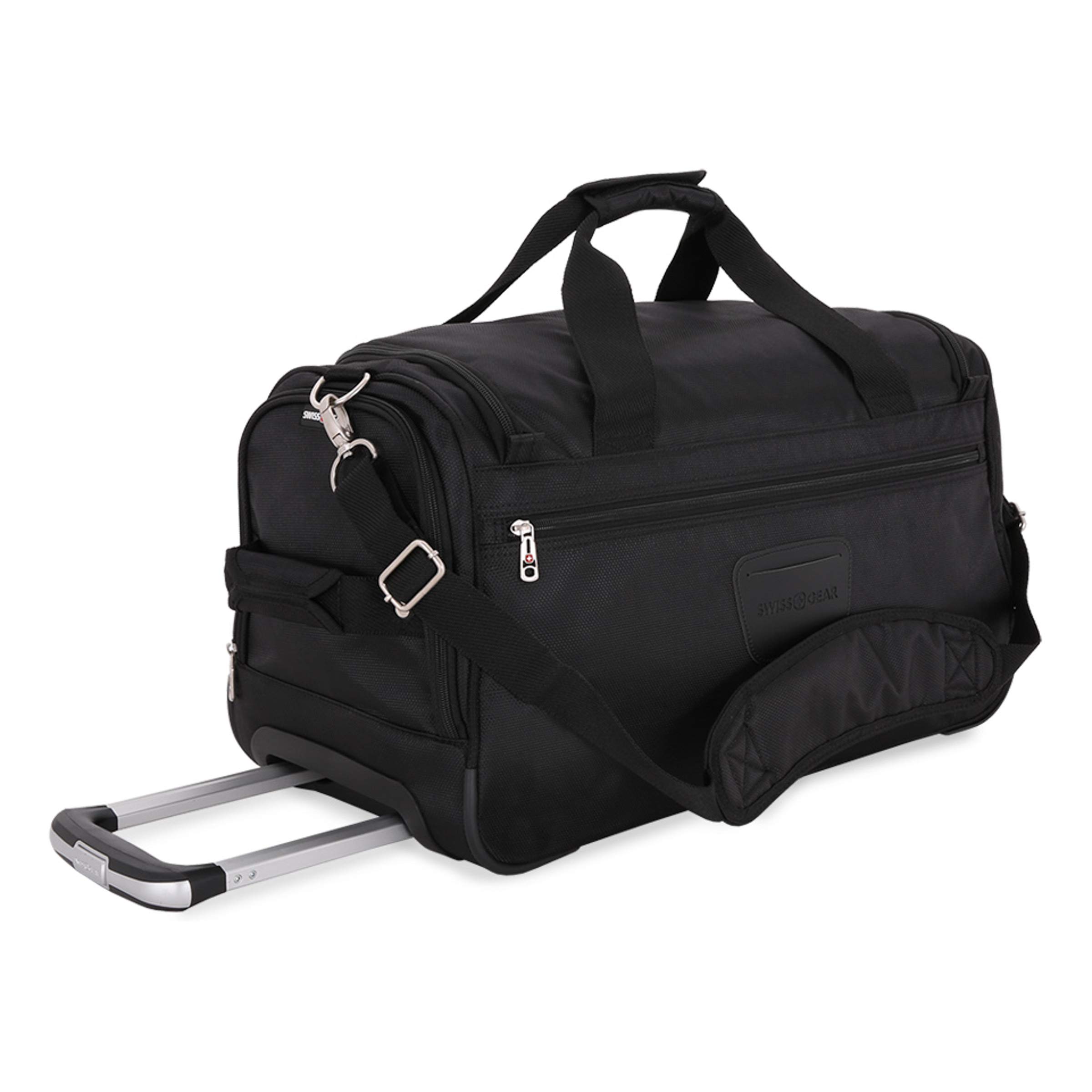 SWISSGEAR Large Lightweight Rolling Duffel | Wheeled, Soft-Shell Luggage | Men's and Women's - Blue/Green