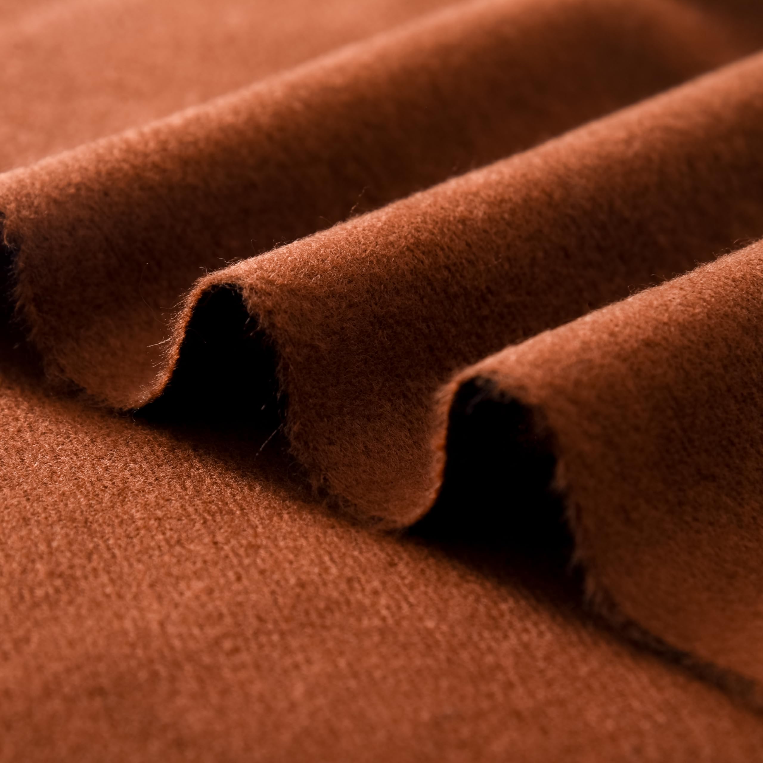 Wander Agio Womens Warm Cashmere Scarf Large Couples Scarves Wool Pure Caramel Camel