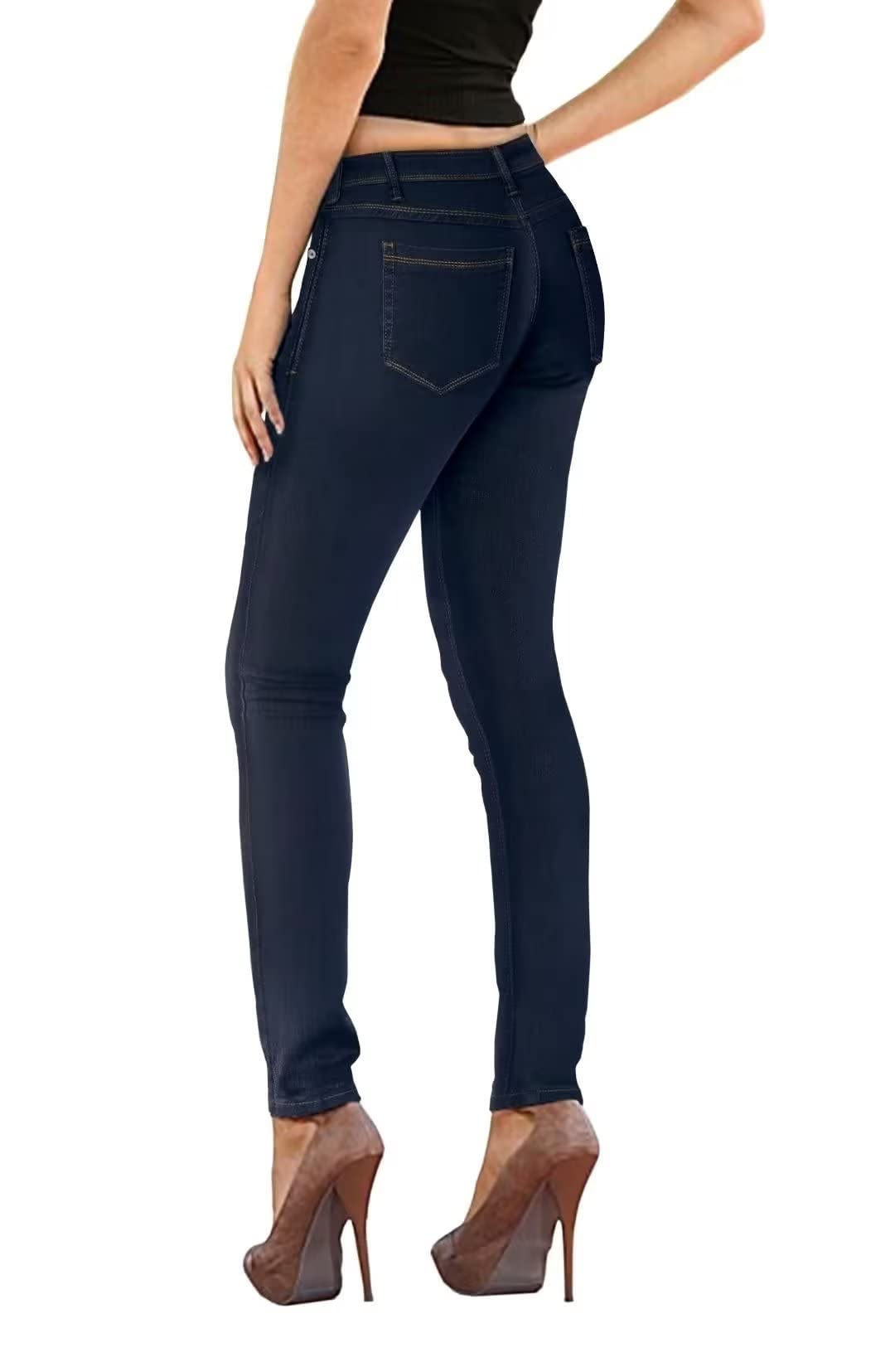 Lexi Women's Super Stretch Soft Skinny Denim Jeans XPS22880SK Indigo 14