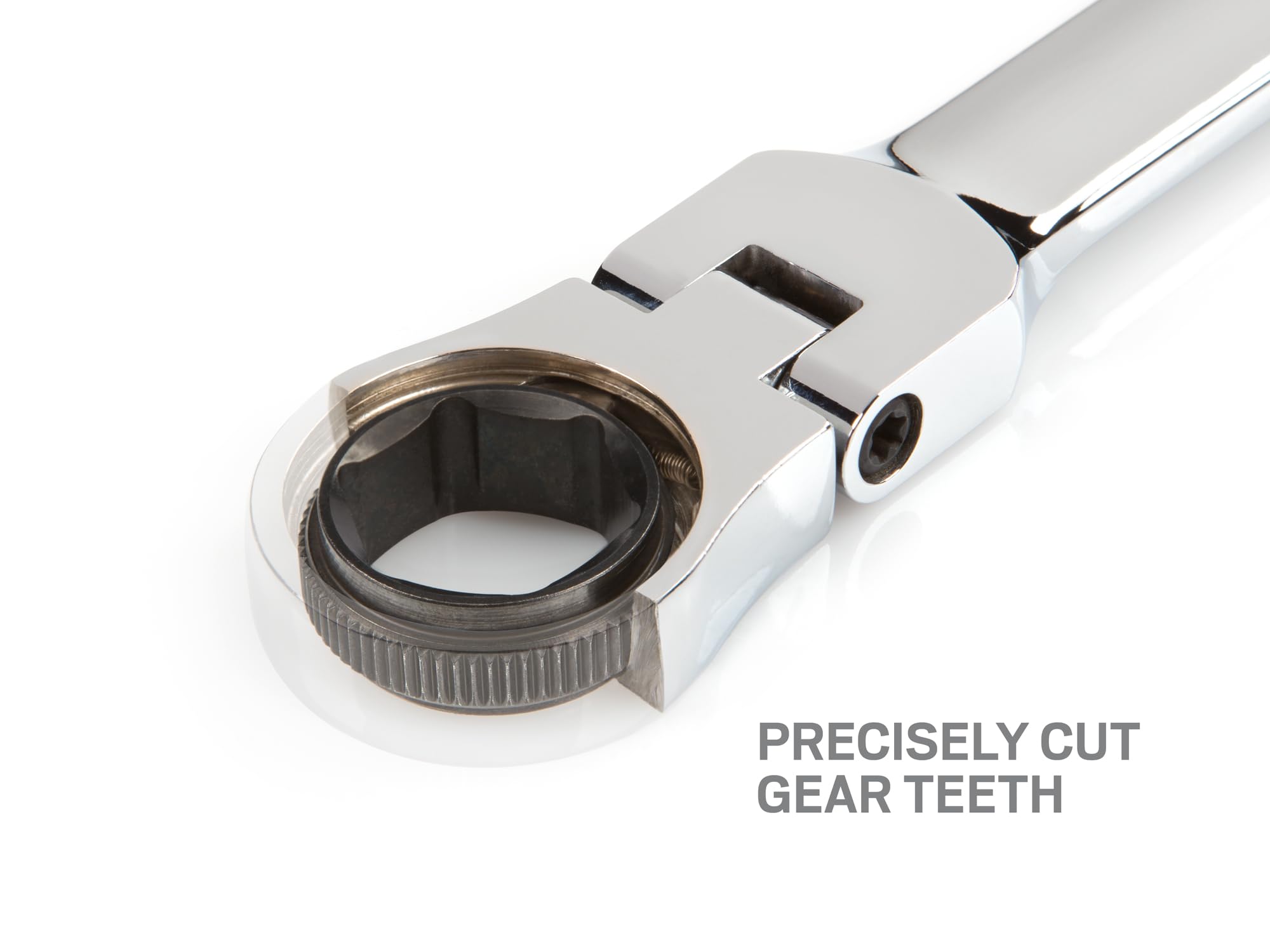 TEKTON 3/8 Inch Flex Ratcheting Combination Wrench | WRN57008
