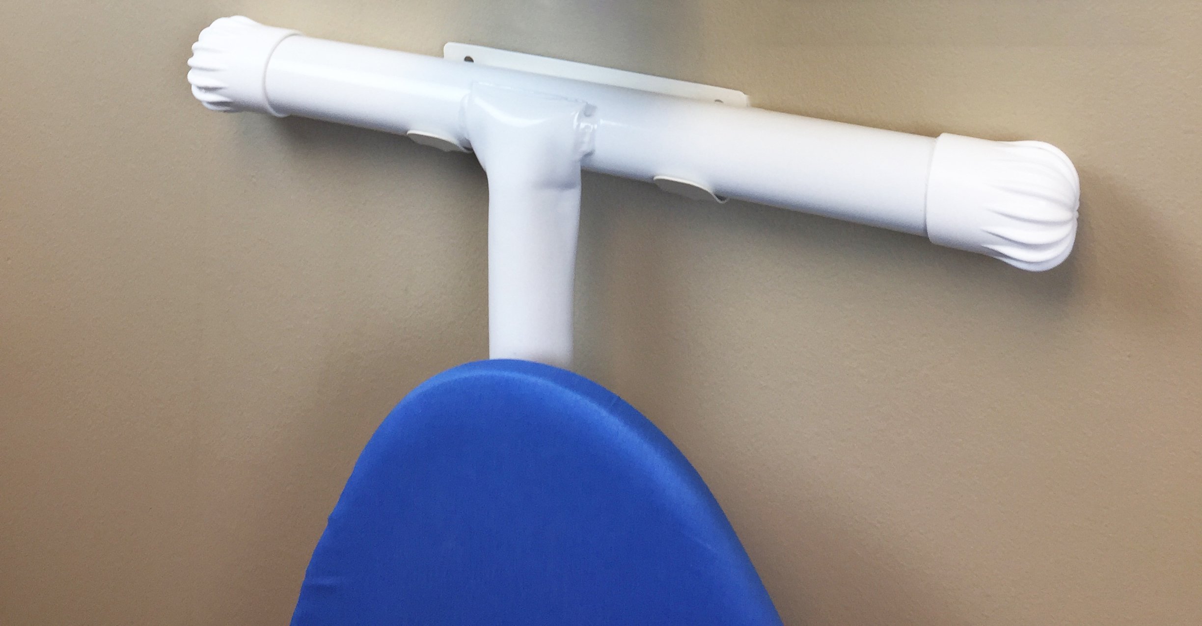Wholesale Hotel Products Ironing Board Holder, White, T-leg or Y-leg