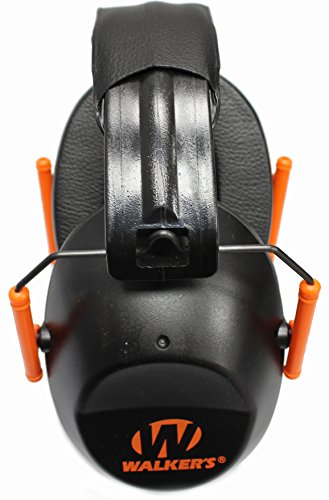 Walker's Passive Folding Muff, Black and Orange