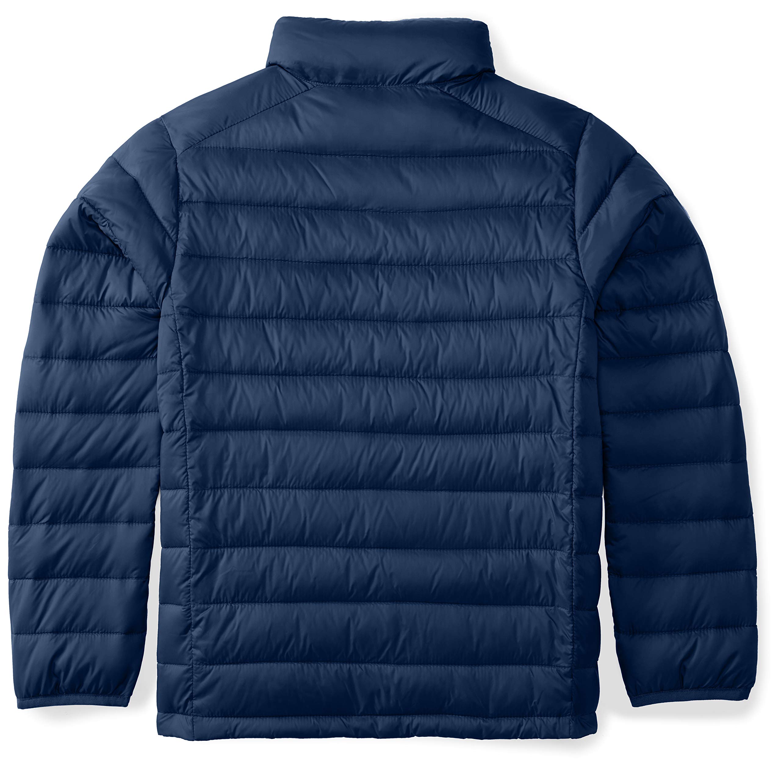 Amazon Essentials Boys' Lightweight Water-Resistant Packable Puffer Jacket, Navy, Large