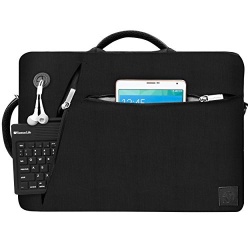 Black 15 16-inch Convertible Laptop Backpack Messenger Bag Compatible with Lenovo ThinkPad, IdeaPad, Yoga, Legion, ChromeBook