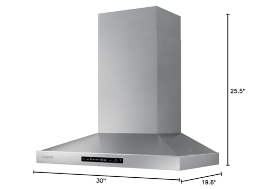 SAMSUNG 30" Smart Wall Mount Range Hood, Stainless Steel, NK30K7000WS/A2