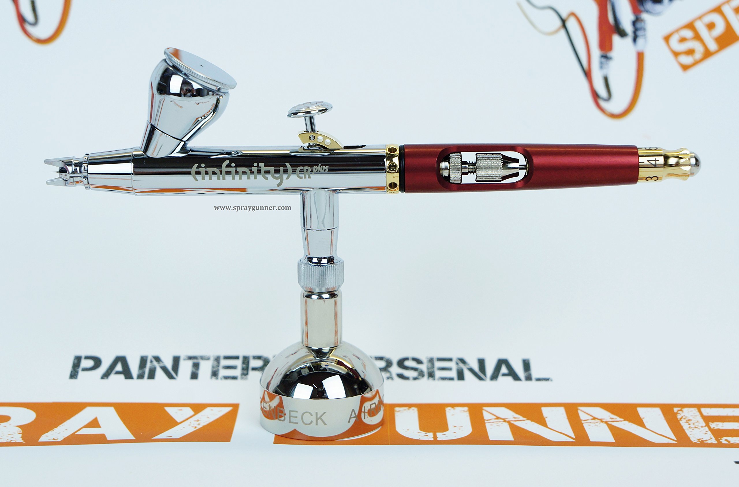 Harder & Steenbeck Infinity CR Plus 2in1 Airbrush 0.15 + 0.2mm Nozzle Sets. Special by SprayGunner