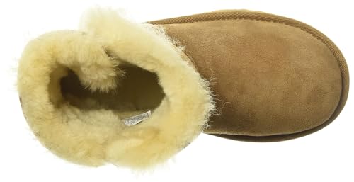 UGG Unisex-Child Bailey Button Ii Boot, Chestnut, 02