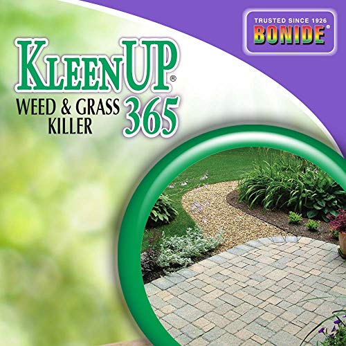 Bonide KleenUP 365 Weed & Grass Killer, 1 Gallon Ready-to-Use Spray, Long Lasting Protection, Use on Driveways, Patios & Sidewalks