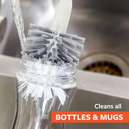 Full Circle Clean Reach Refill Bottle Brush, White