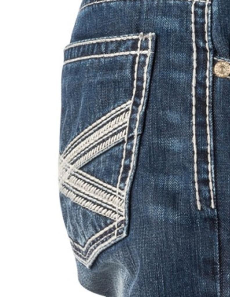Stetson Men's 1520 Standard Fit Straight Jeans Blue 44W x 34L