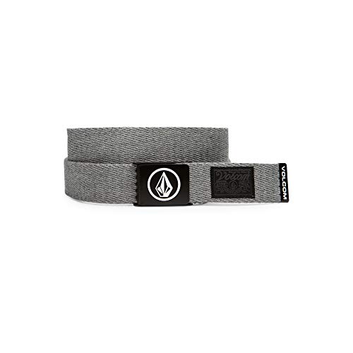 Volcom Men's Circle Web Belt, Heather Grey, One Size