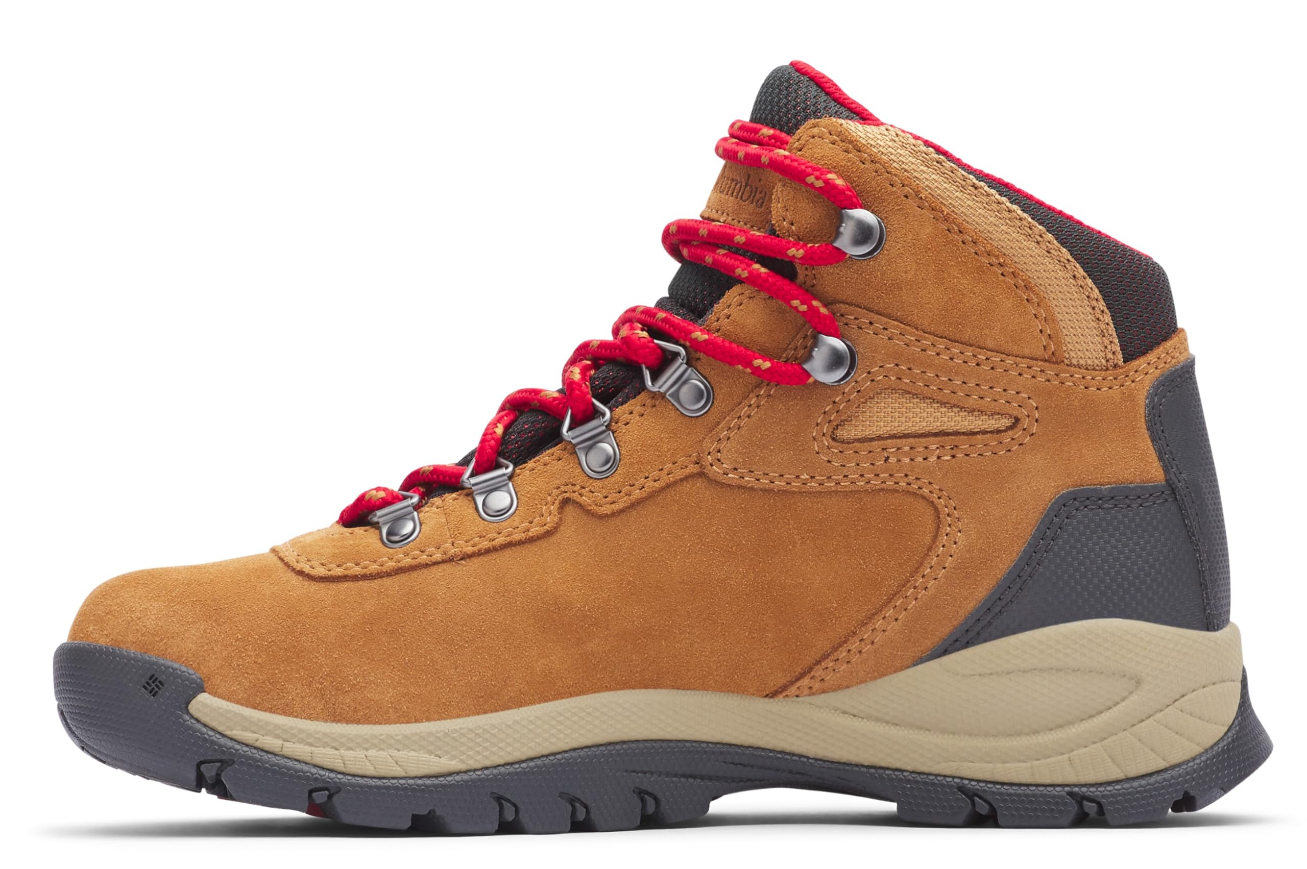 Columbia Women's Newton Ridge Plus Waterproof Amped, Elk/Mountain Red, 10 M US