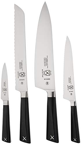 Mercer Culinary Züm 5-Piece Magnetic Board Forged Knife Set, Rubberwood