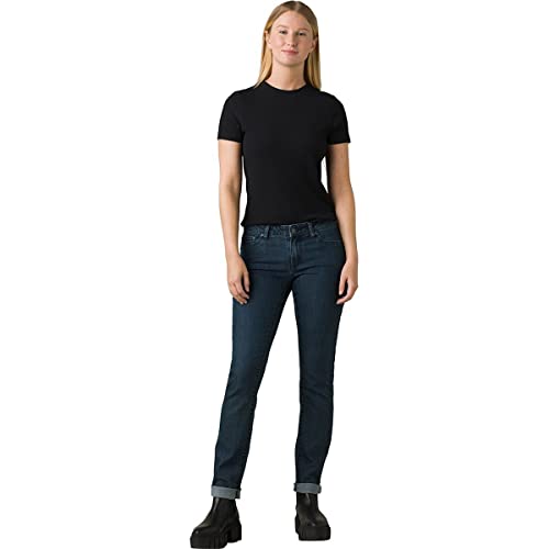 prAna Women's Petite Kayla Jean, Indigo, 4 Short