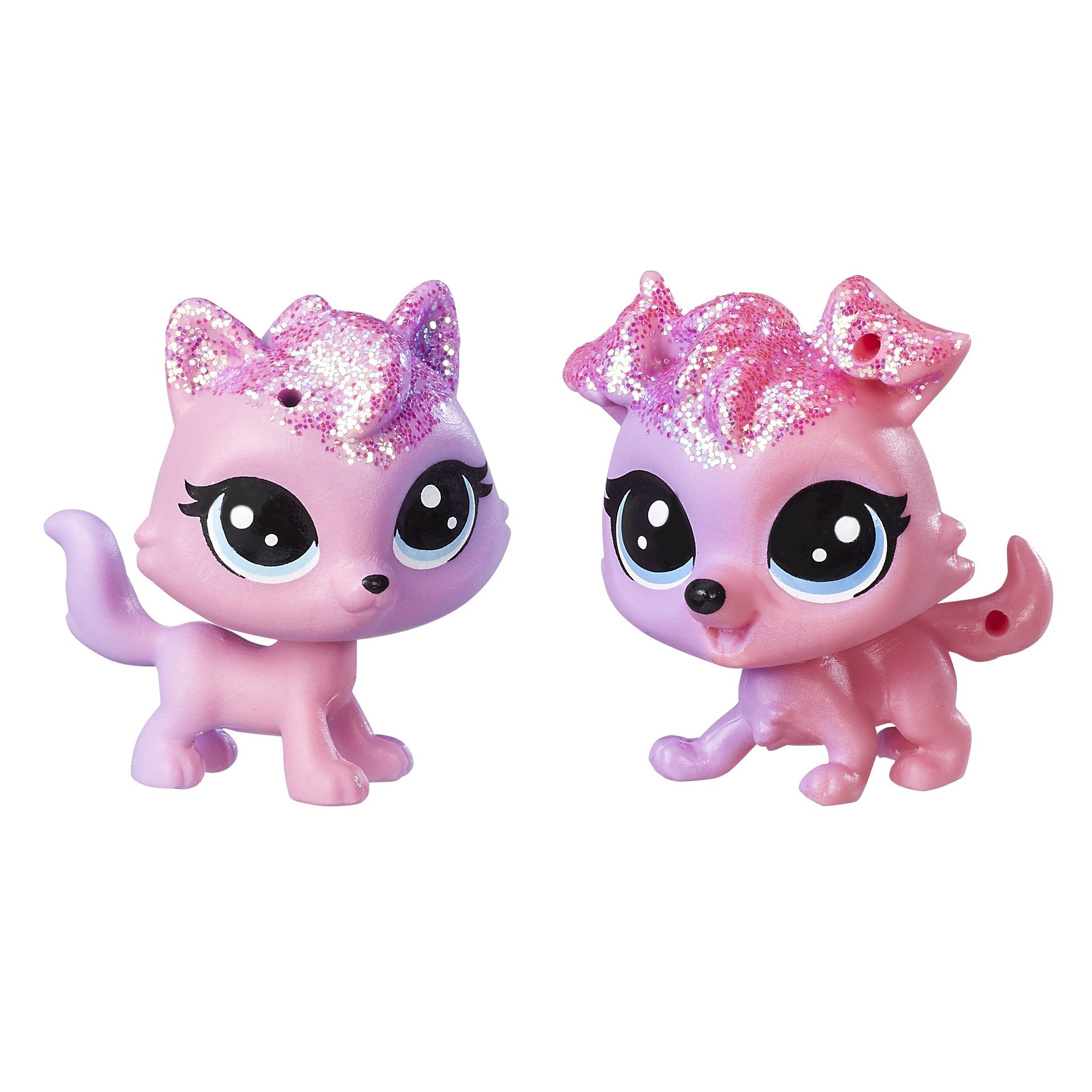 Littlest Pet Shop Collie Dazzlepink & Viola Twinkledust