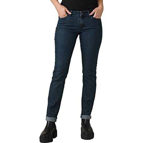 prAna Women's Petite Kayla Jean, Indigo, 4 Short