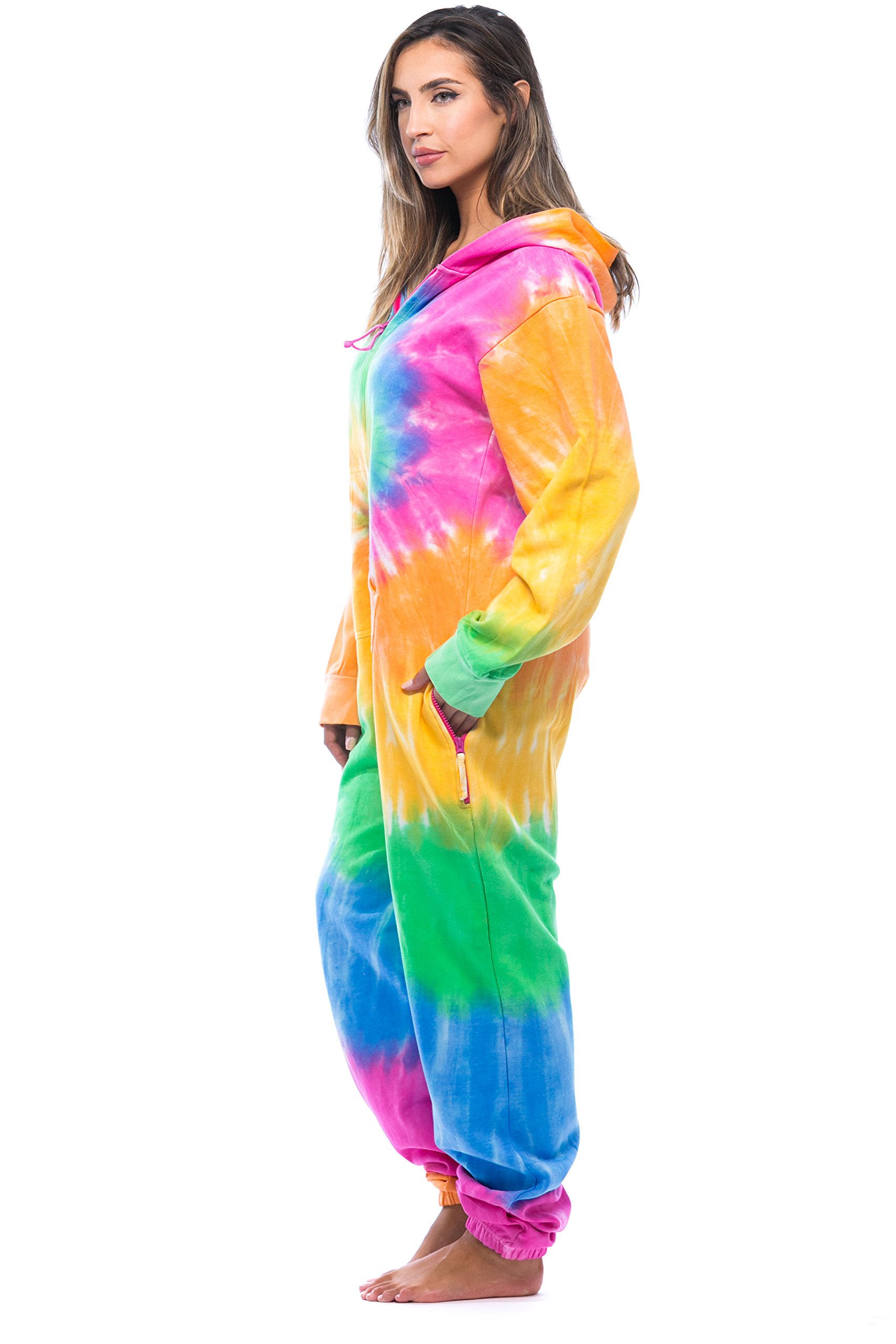 #followme Adult Onesie Pajamas Jumpsuit 6439-NEW-MULTI-XXL