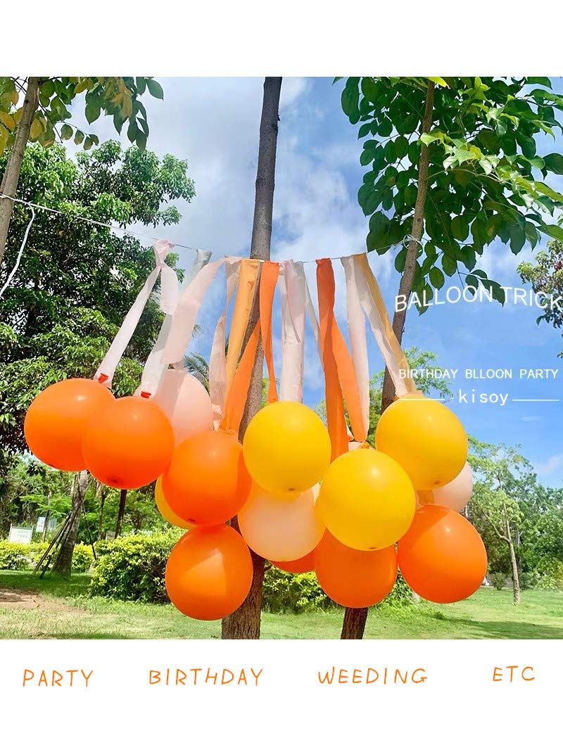Harry Zone 72 pcs Orange Thick Latex 12" Balloons for Decoration