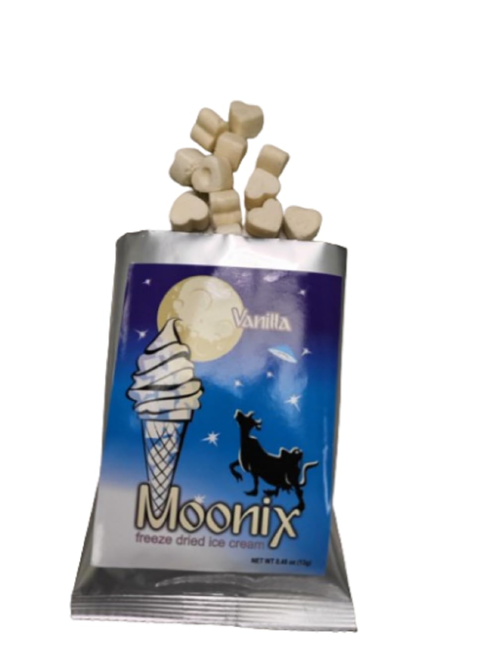 Moonix Freeze Dried Ice Cream. 5ct (Vanilla)
