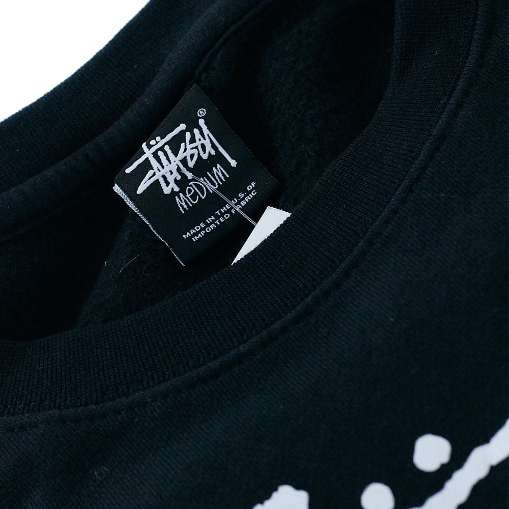 Stussy World Tour Crew in Black (XL)