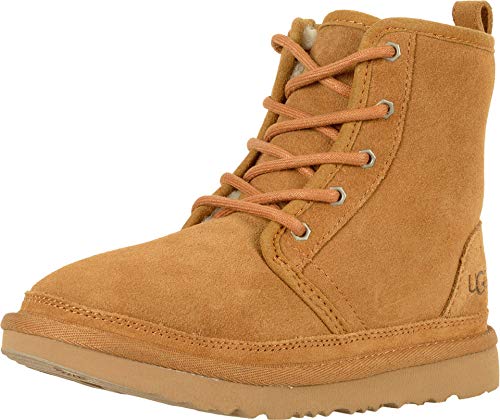 UGG Kids' Harkley Boot, Chestnut, 4 M US Big Kid