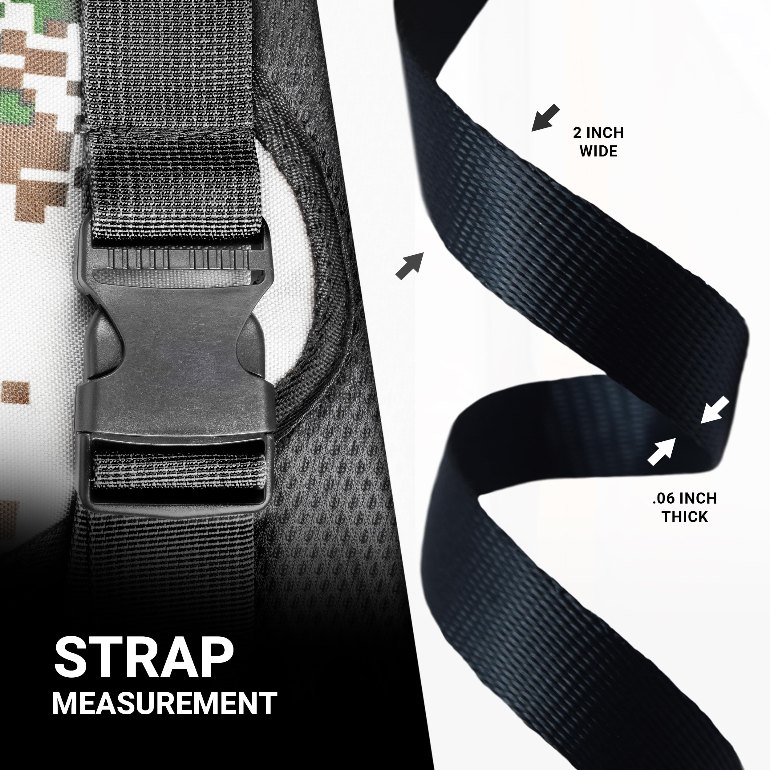 Strapworks Lightweight Polypropylene Webbing - Poly Strapping for Outdoor DIY Gear Repair, Pet Collars, Crafts β 2 Inch x 10 Yards - Powder Blue