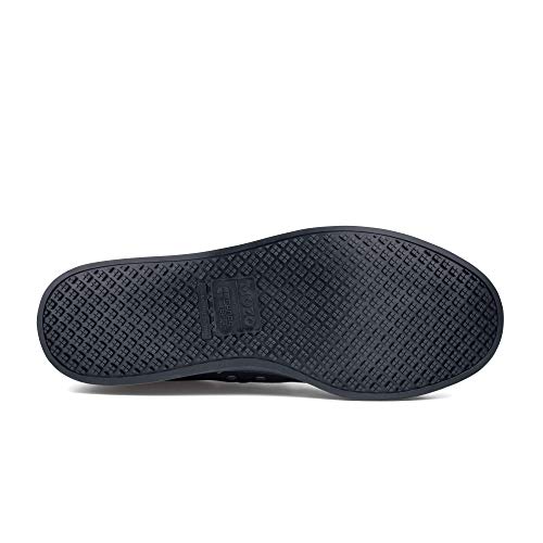 MOZO Grind Men’s Slip Resistant, Canvas Work Sneakers, Black, 11.5