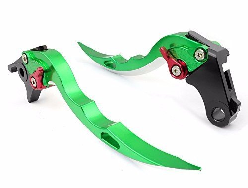 Niree Blade Brake Clutch Levers for Yamaha YZF R6 1999-2004 YZF R1 2002-2003 FZ1 FAZER 2001-2005 R6S USA VERSION 2006-2009 R6S CANADA VERSION 2007-2009 Green
