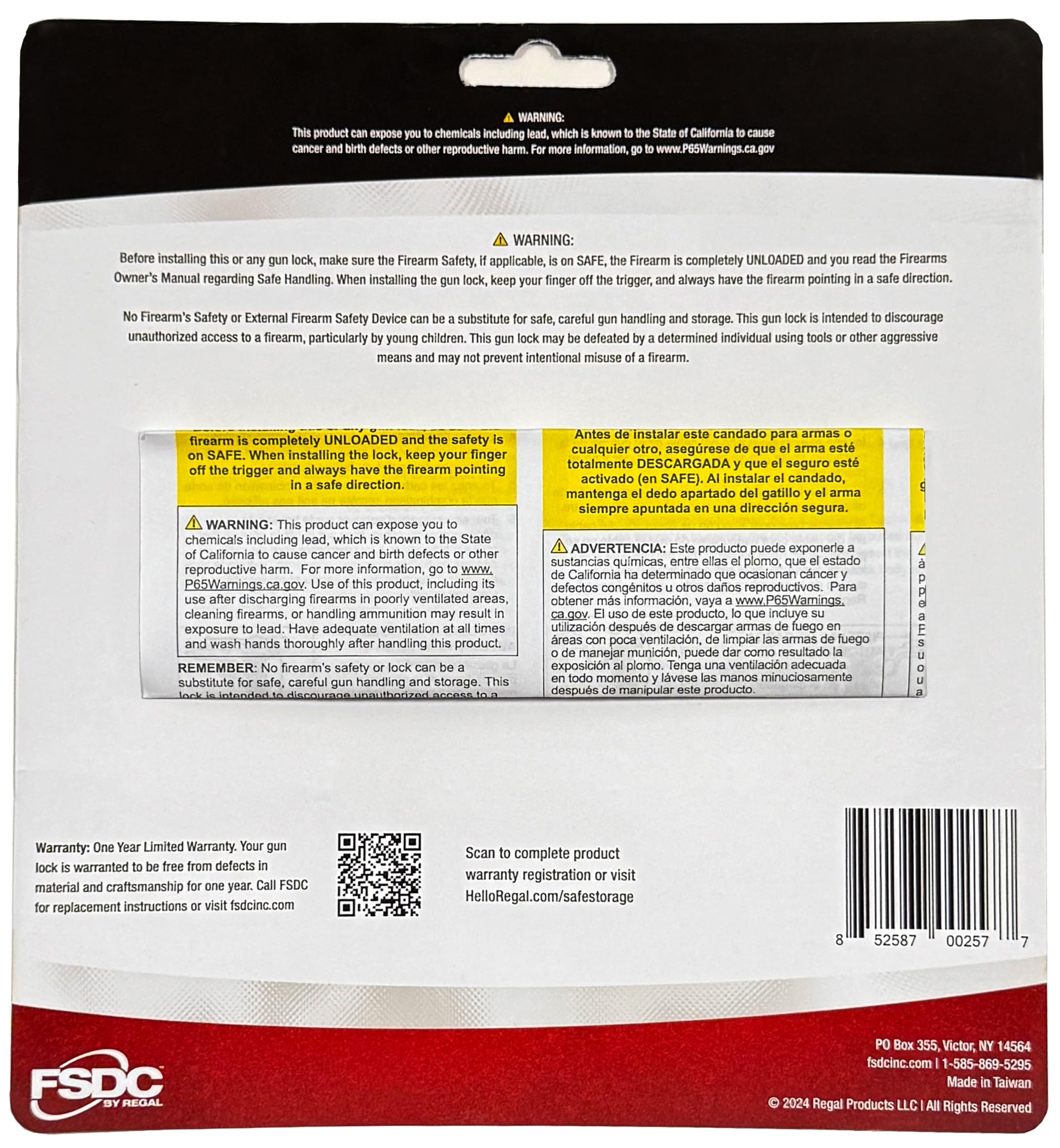 FSDC (Firearm Safety Devices β FSDC-CL1996RCB 14" Combination Cable Gun Lock - California DOJ Approved Lock - Scratch-Resistant Paint Finish β 3-Pack