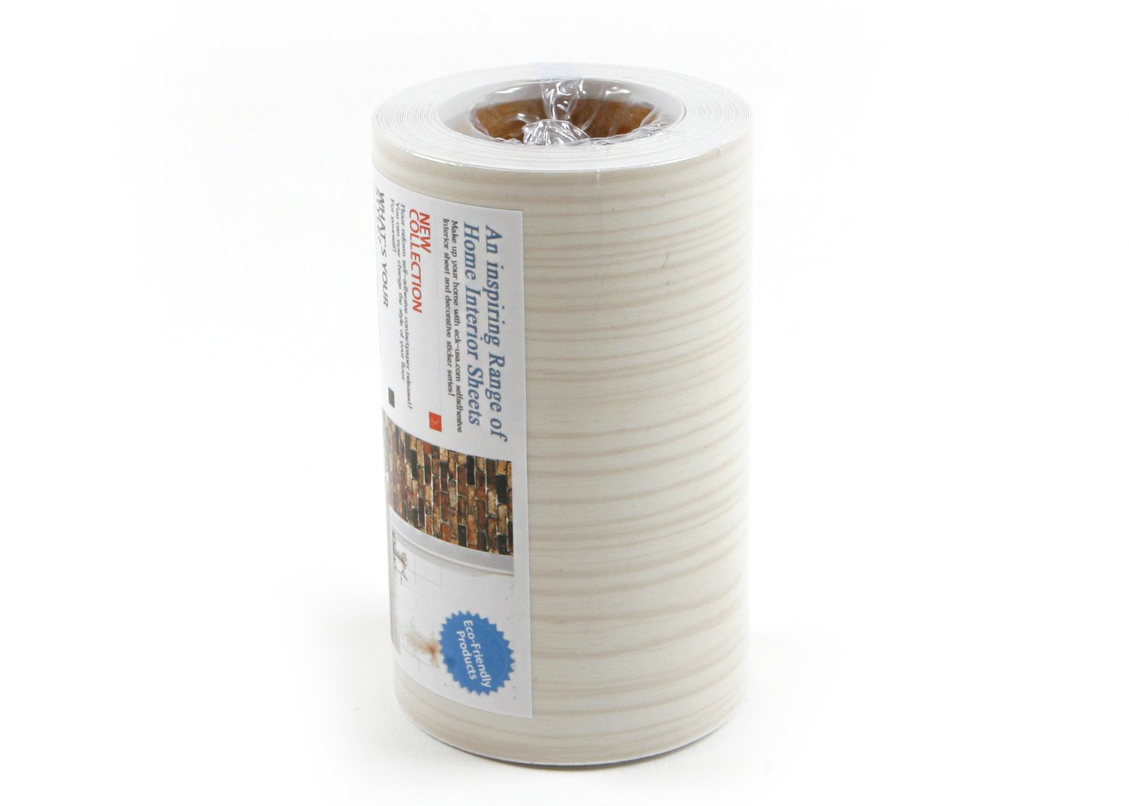 ROSEROSA Peel and Stick PVC Self-Adhesive Wallpaper Border Board Trim Moulding Sticker Stripe Wood (KW122B : 3.93 Inch X 16.40 Feet)