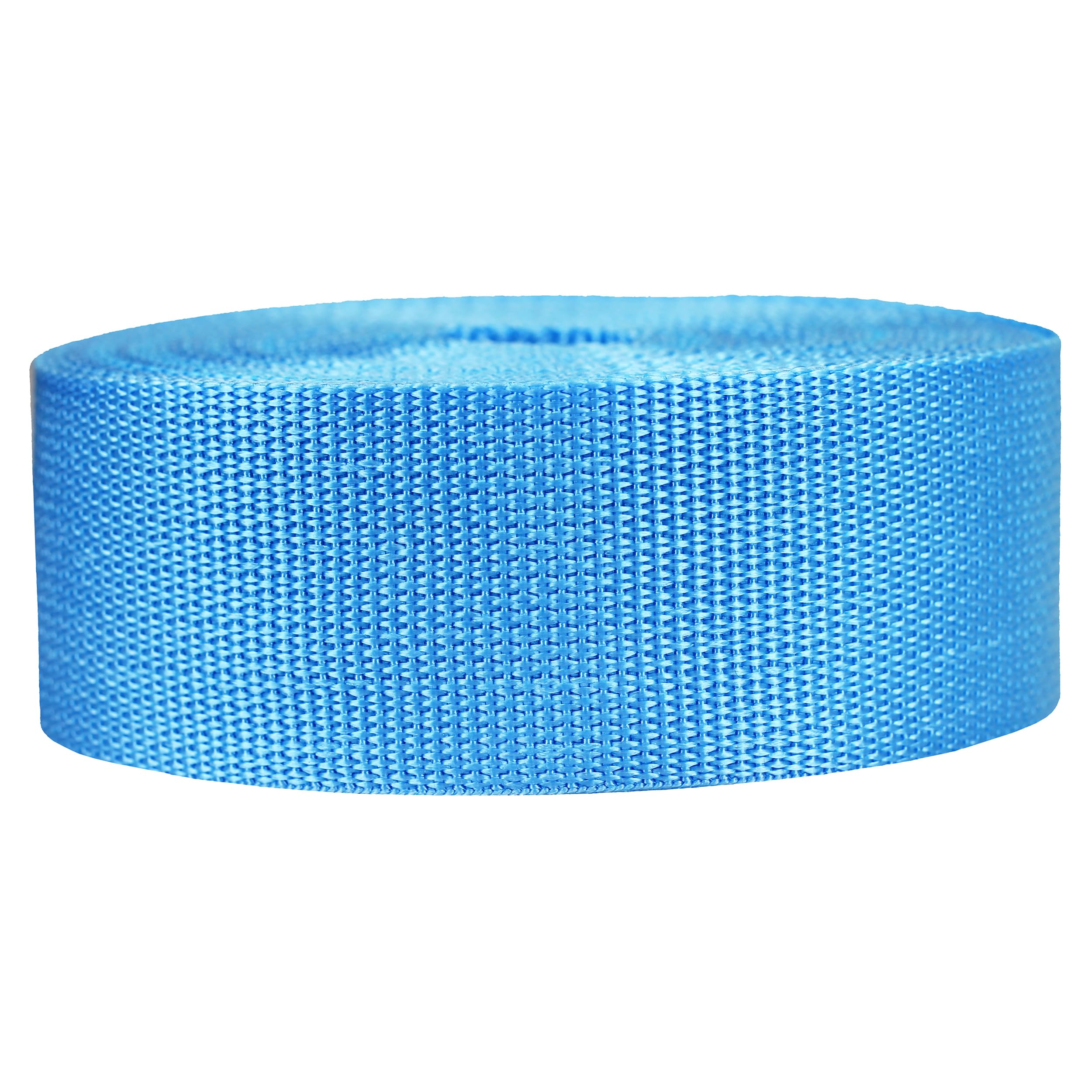 Strapworks Lightweight Polypropylene Webbing - Poly Strapping for Outdoor DIY Gear Repair, Pet Collars, Crafts – 2 Inch x 10 Yards - Powder Blue
