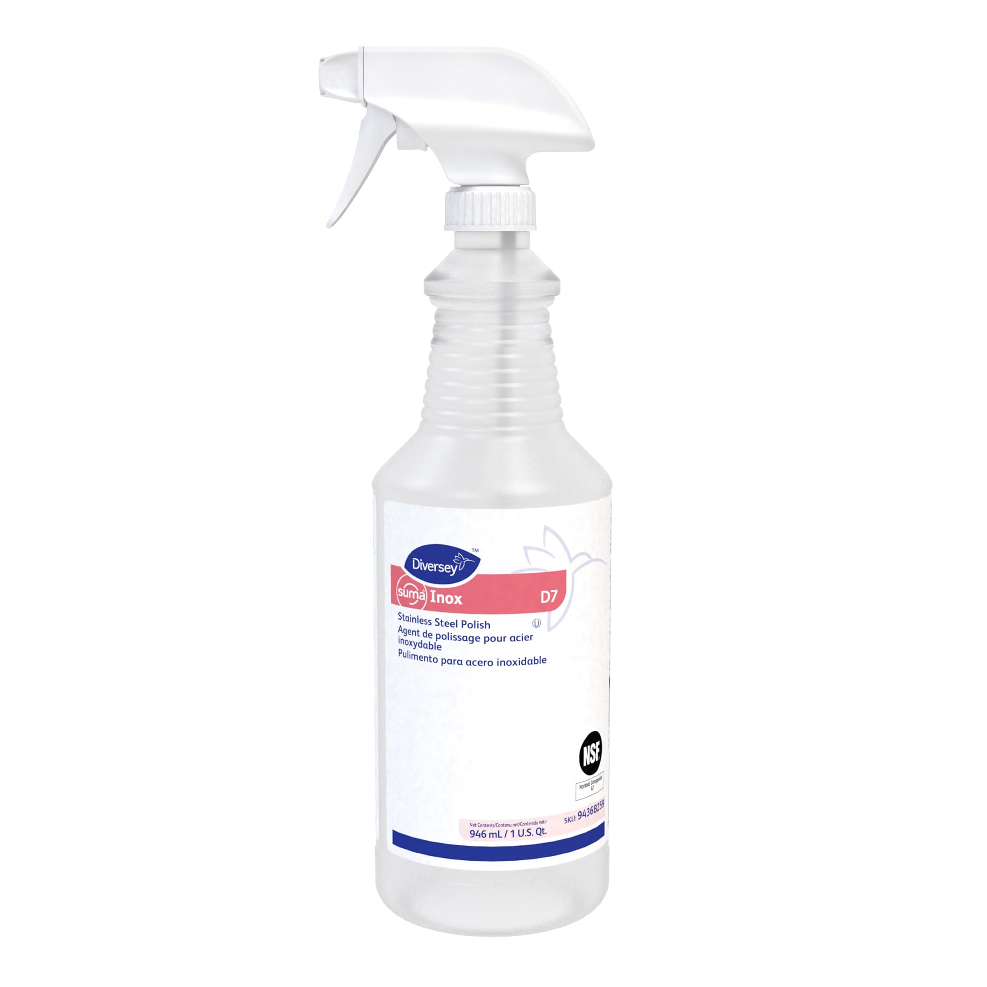 Diversey Suma Inox D7 Stainless Steel Polish (32-Ounce, 6-Pack)