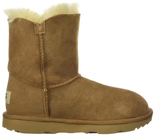 UGG Unisex-Child Bailey Button Ii Boot, Chestnut, 02