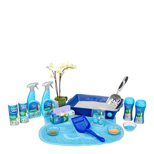 Fresh Step Cat Litter Box Cleaning Spray | Removes Tough Urine Odors | Cat Litter Box Deodorizer | Easy to Use Urine Odor Remover Spray, 24 Ounces