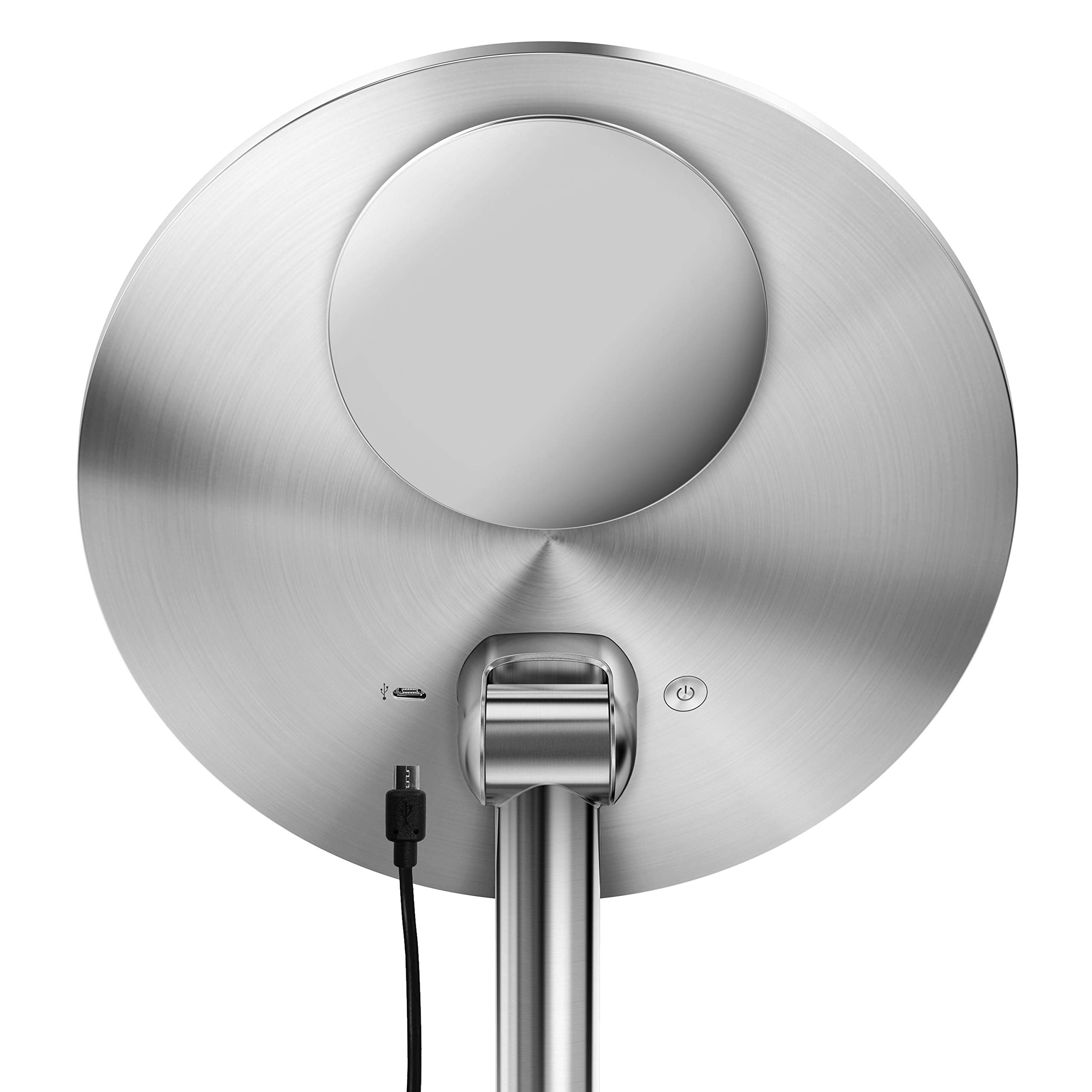 simplehuman ST3007 Sensor Mirror, Brushed Stainless Steel, Pro — 20cm (10x + 5x Magnification), 2 pound