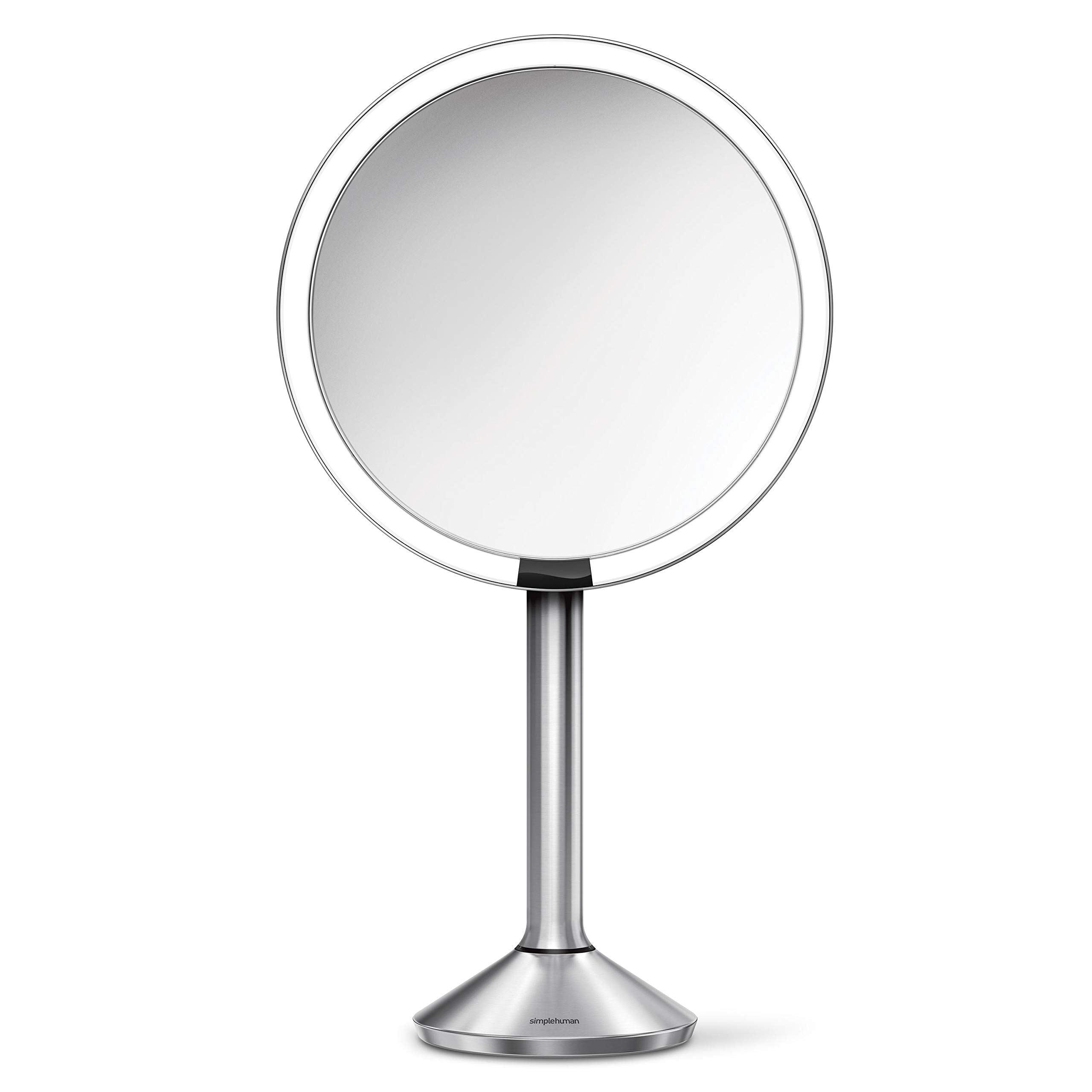 simplehuman ST3007 Sensor Mirror, Brushed Stainless Steel, Pro — 20cm (10x + 5x Magnification), 2 pound