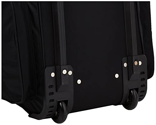 Fila 26" Lightweight Rolling Duffel Bag, Black, One Size
