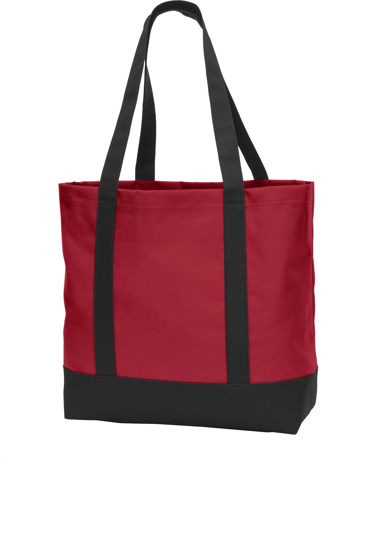 Port Authority Day Tote. BG406, Chili Red/ Black, OSFA