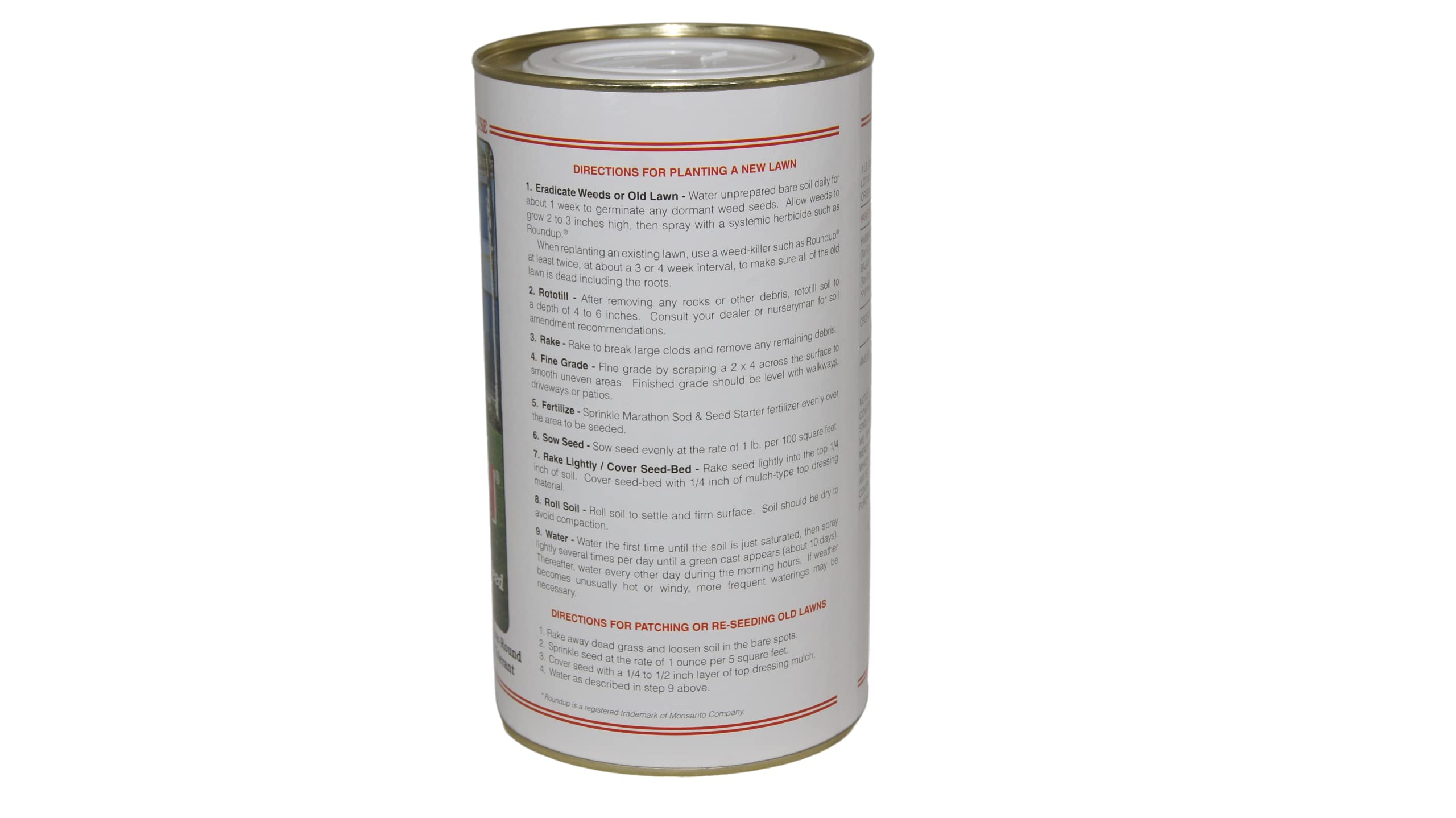Marathon Grass Seed Can, 1 lb