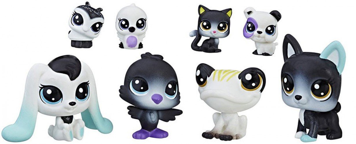 Littlest Pet Shop Black & White Pet Friends, Collection 1