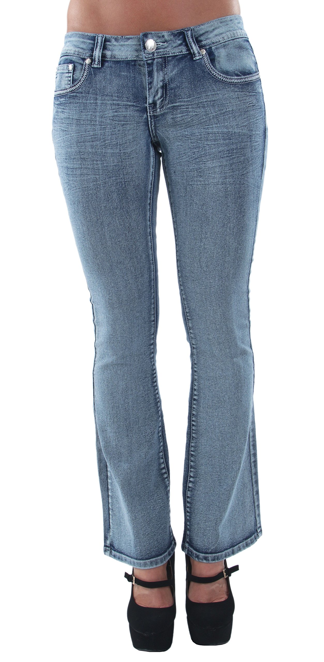 Colombian Design, Butt Lift, Levanta Cola, Boot Leg Jeans Plus/Junior Size