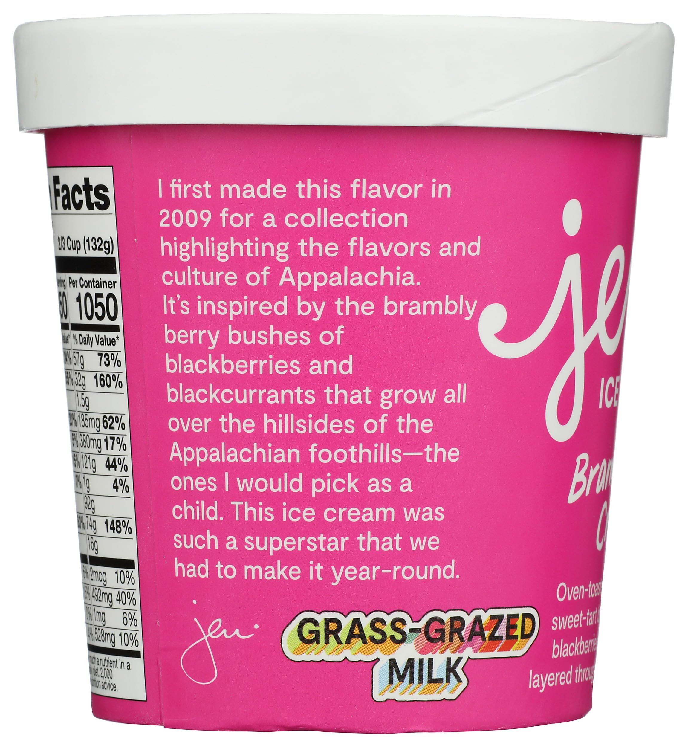 JENIS SPLENDID ICE CREAMS Brambleberry Crisp Ice Cream, 1 PT