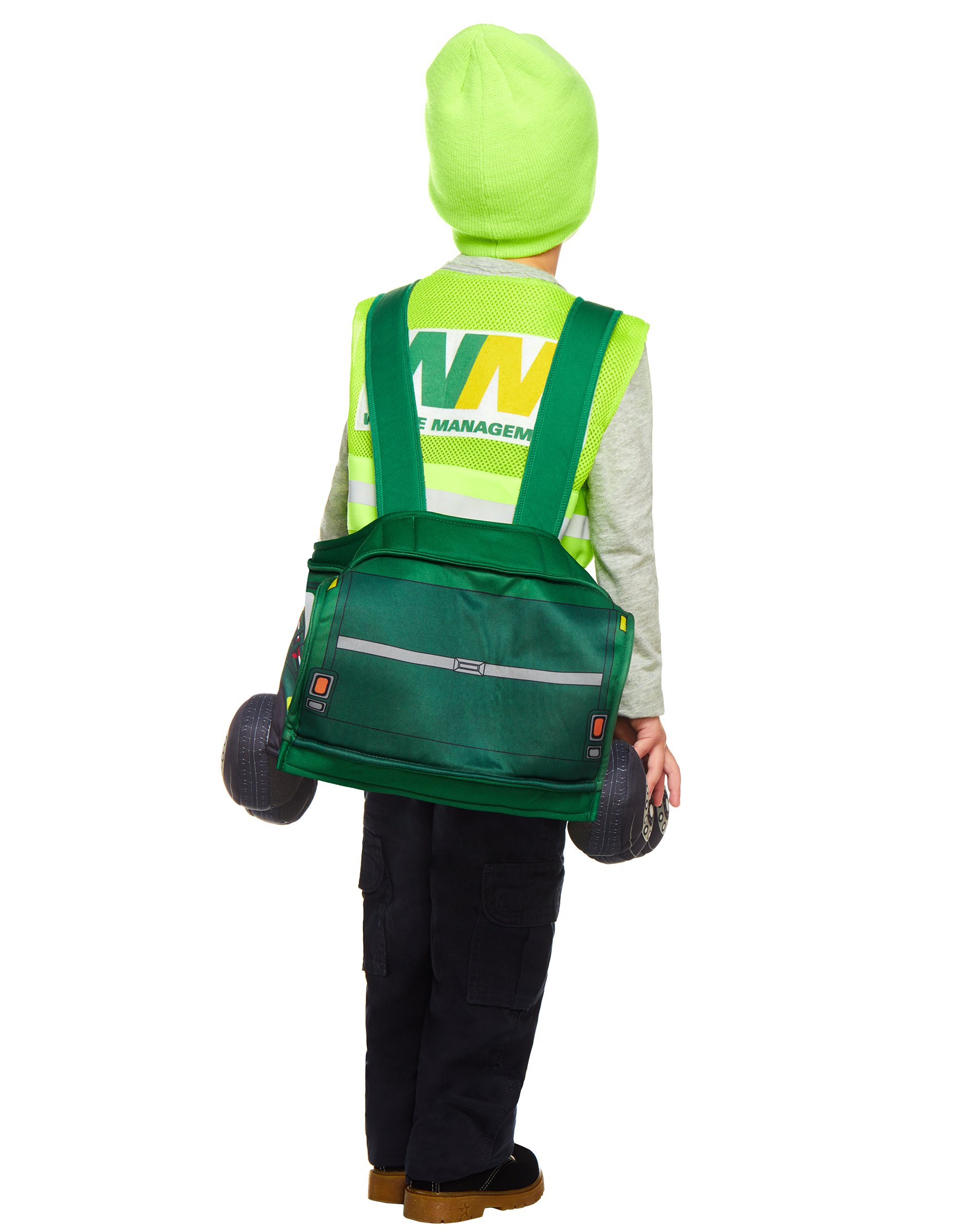 Spirit Halloween Toddler Waste Management Garbage Truck Ride-A-Long Costume | OFFICIALLY LICENSED
