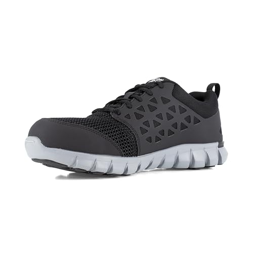 Reebok Work Men's Sublite Cushion Alloy Toe Comfort Athletic Shoe Black - 15 Medium