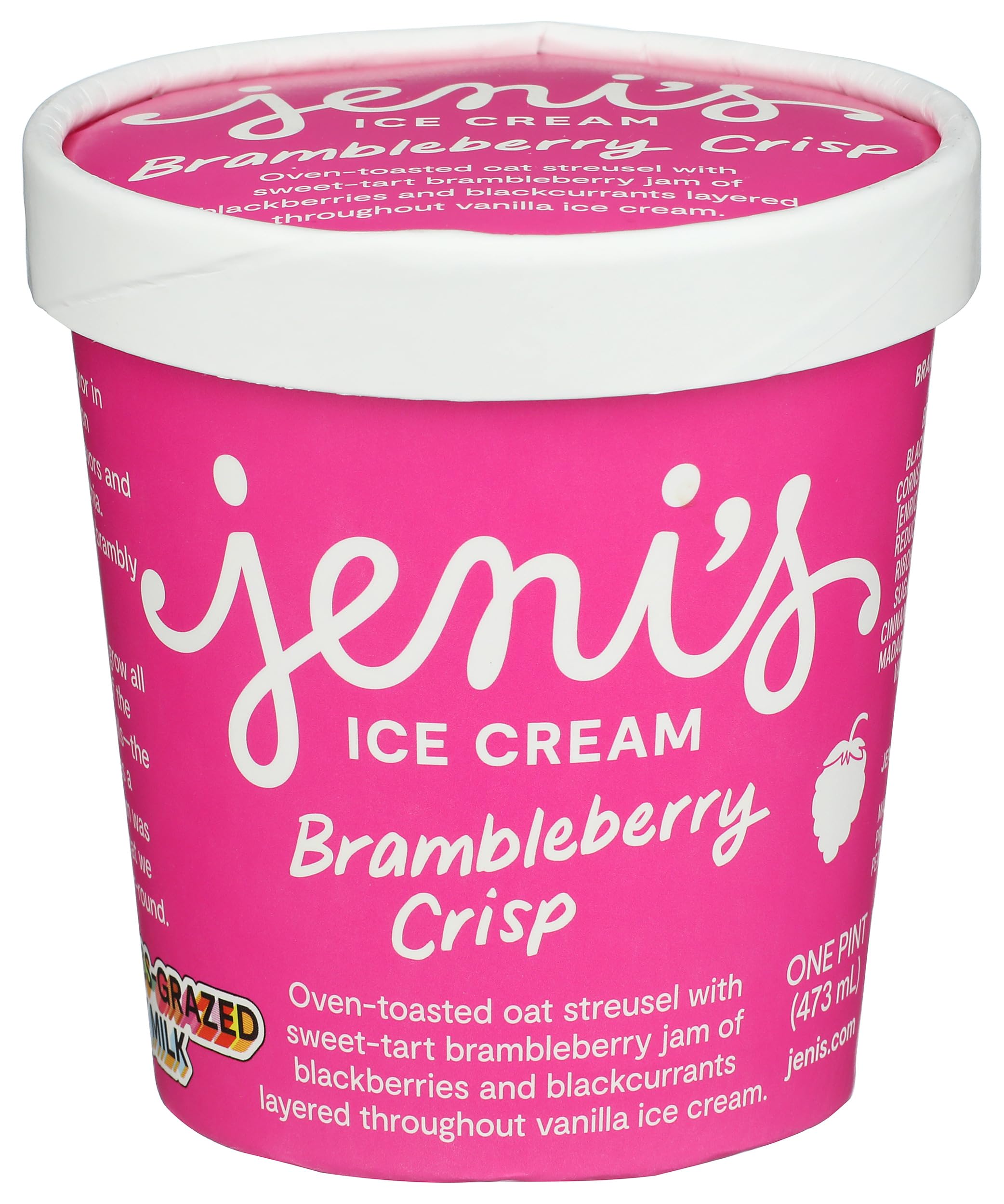 JENIS SPLENDID ICE CREAMS Brambleberry Crisp Ice Cream, 1 PT