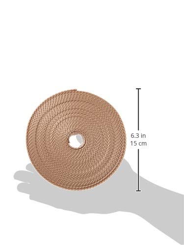 Strapworks Heavyweight Polypropylene Webbing - Heavy Duty Poly Strapping for Outdoor DIY Gear Repair, 2 Inch x 10 Yards - Khaki