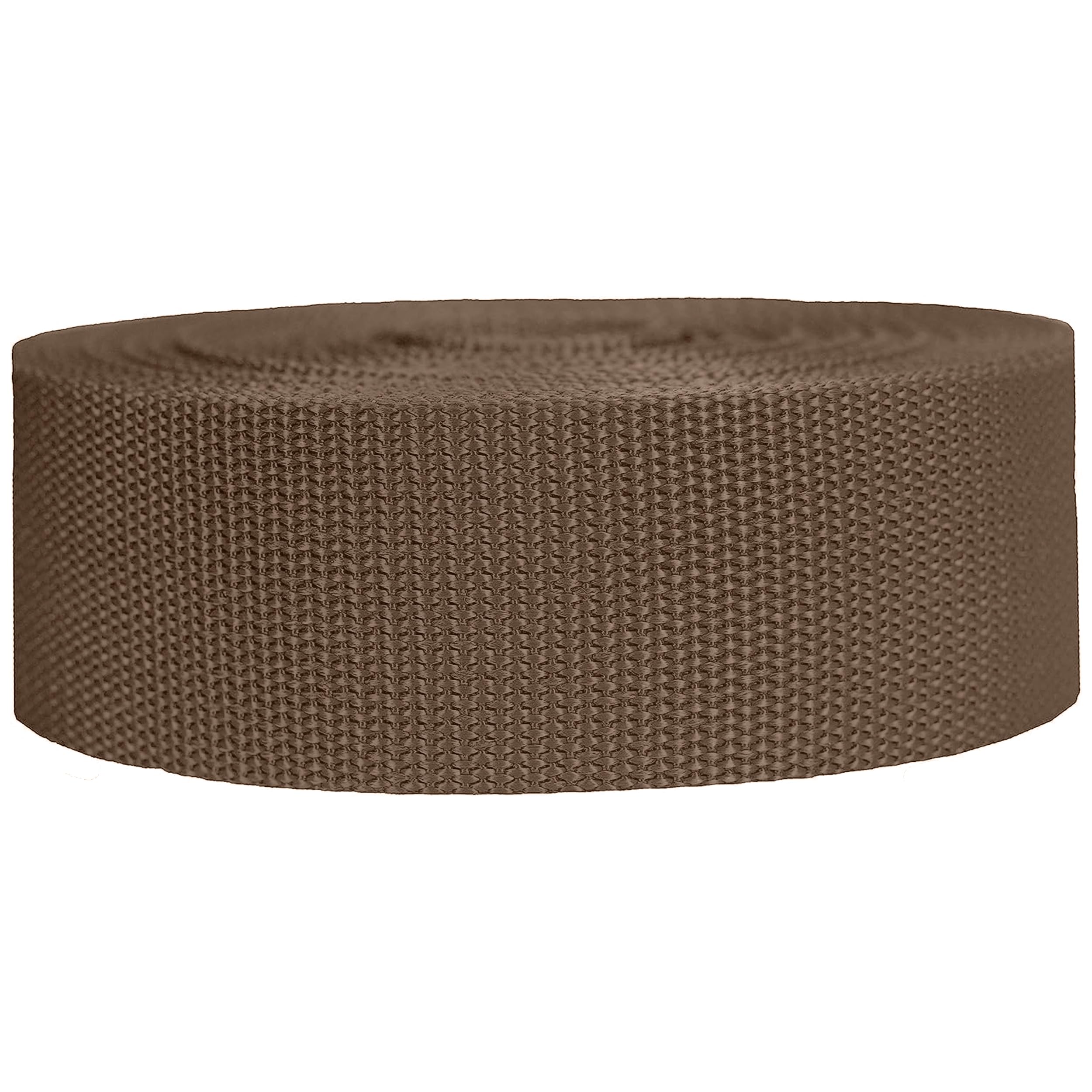 Strapworks Heavyweight Polypropylene Webbing - Heavy Duty Poly Strapping for Outdoor DIY Gear Repair, 2 Inch x 10 Yards - Tan