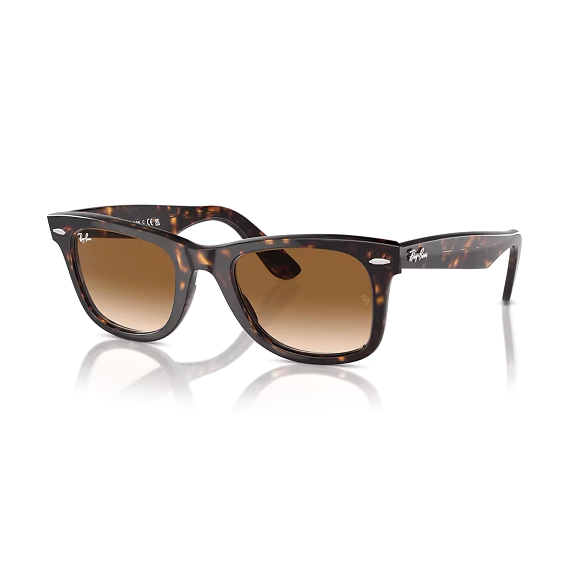 Ray-Ban RB2140 902/57 50M Tortoise/Crystal Lens Brown Polarized Square Sunglasses For Men For Women + BUNDLE with Designer iWear Eyewear Kit