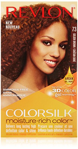 Revlon ColorSilk Moisture Rich Hair Color, 73 Golden Brown